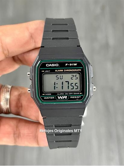 Relojes Originales Mty. CASIO F-91W-3DG